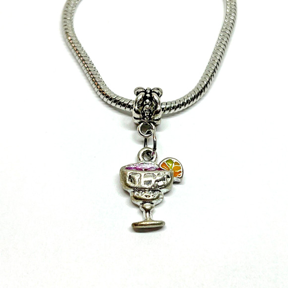 Jewelry | Margarita Cocktail Glass Charm Dangle For European Bracelet ...